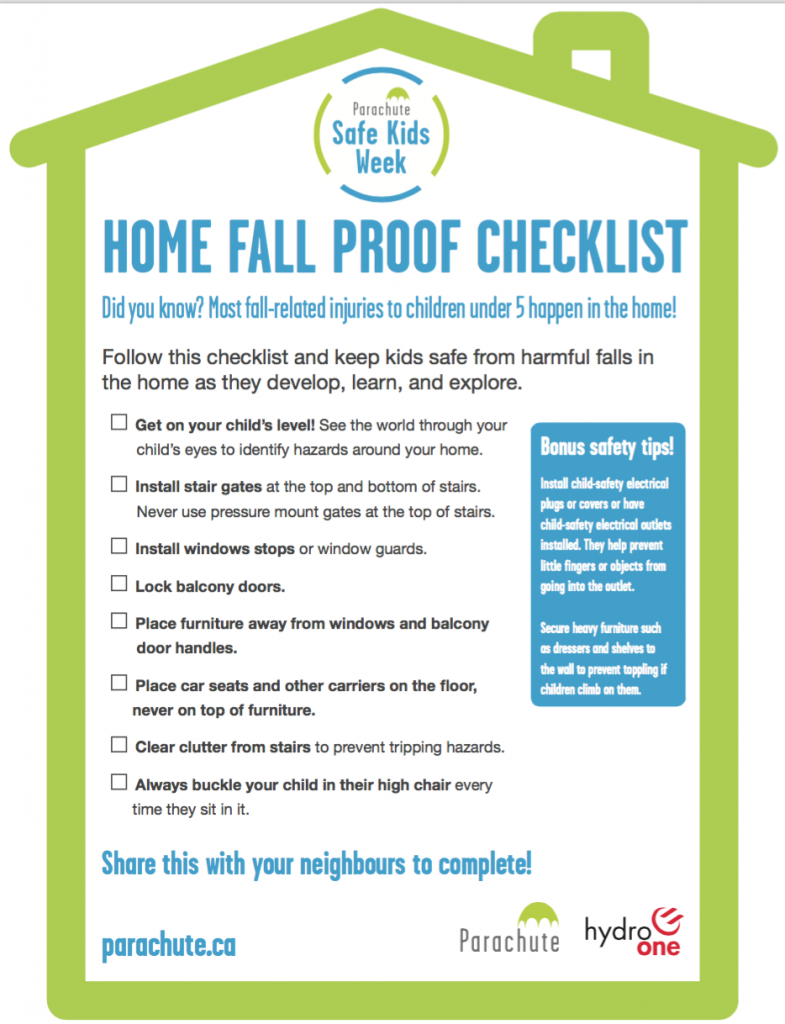 Falls in children – Parachute