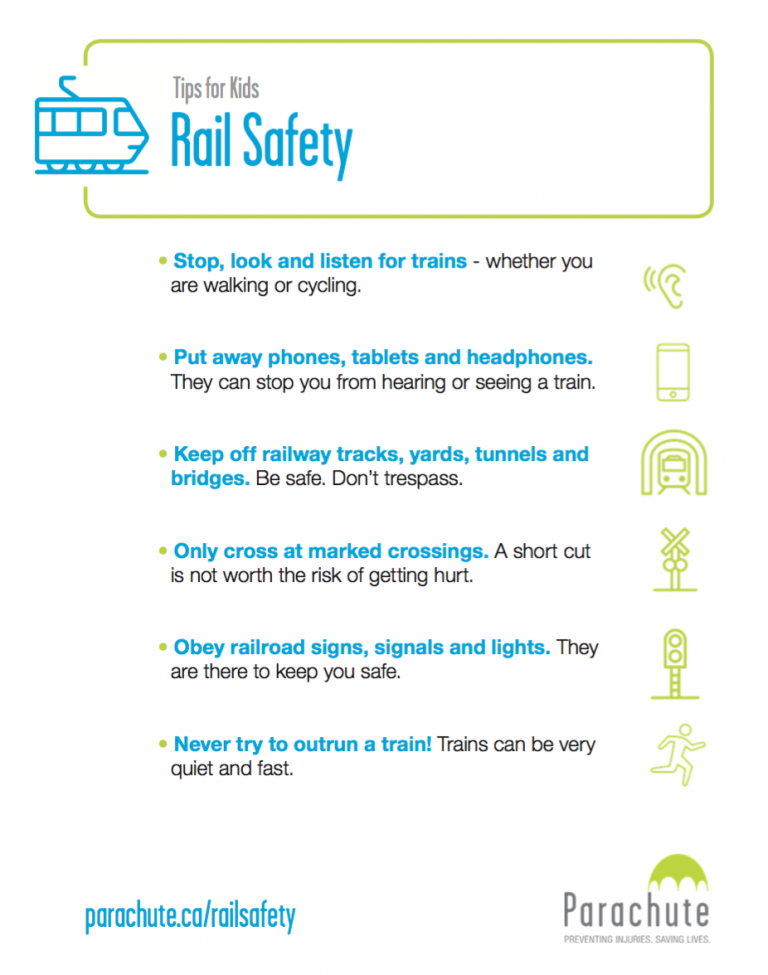 Rail safety – Parachute