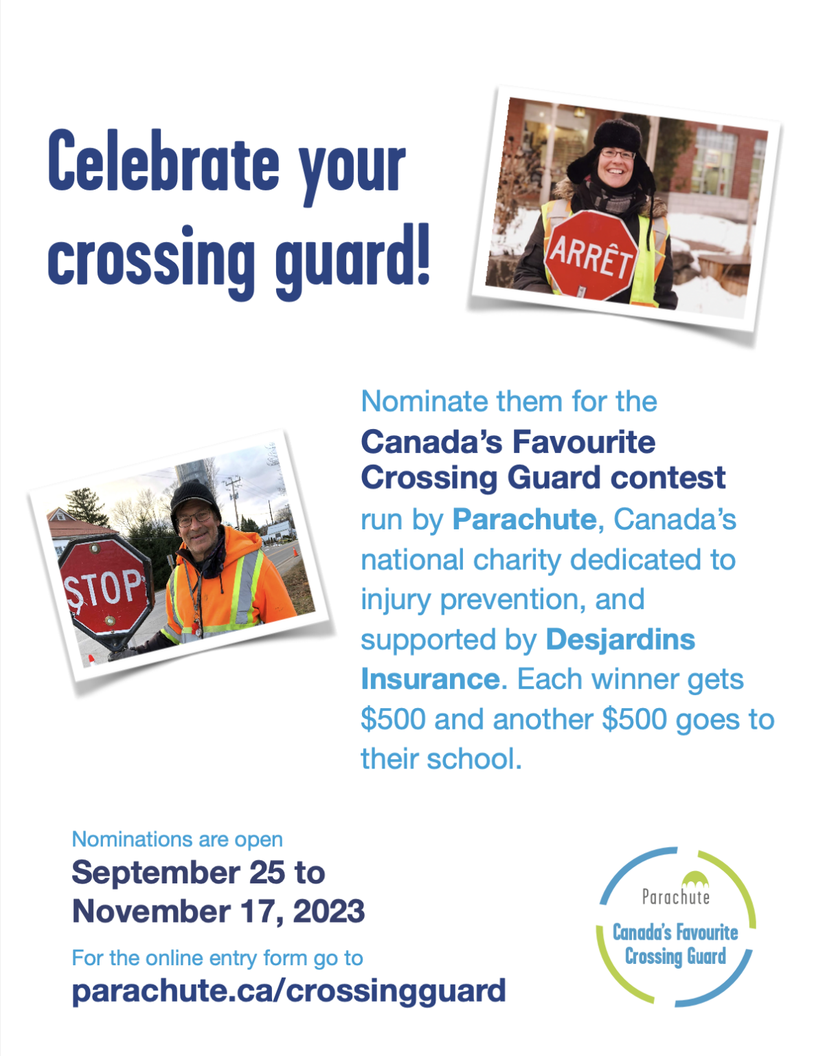 Canada’s Favourite Crossing Guard – Parachute